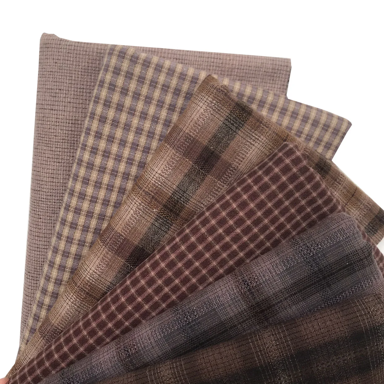50*70cm Retro Garn Dye Plaid Baumwolle Leinen Frühling Herbst Nähen ...