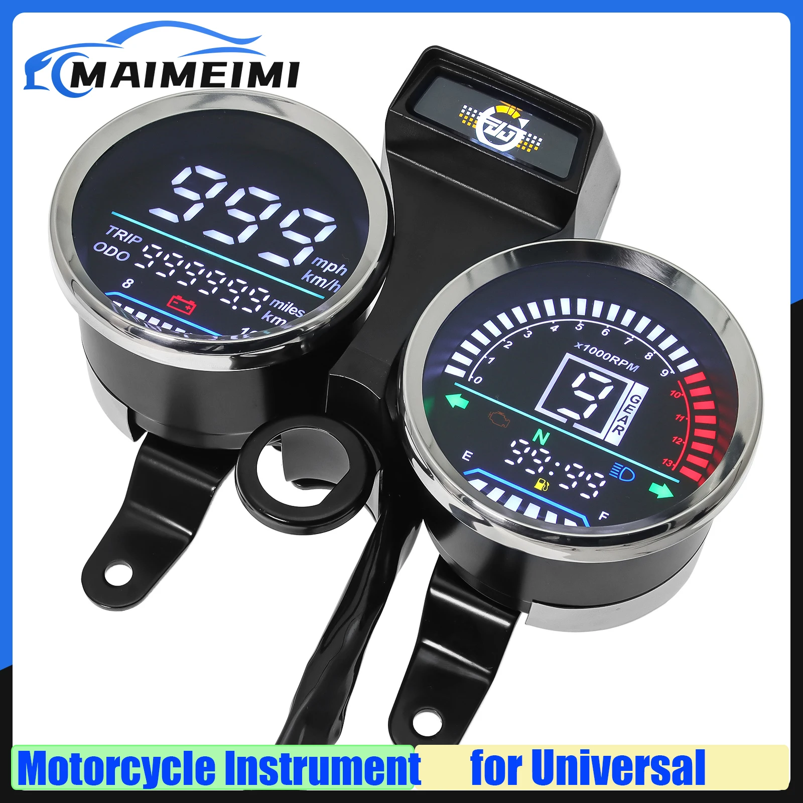 for-Suzuki-GN-125-Speedometer-Motorcycle-Panel-Digital-Meter-Assembly ...