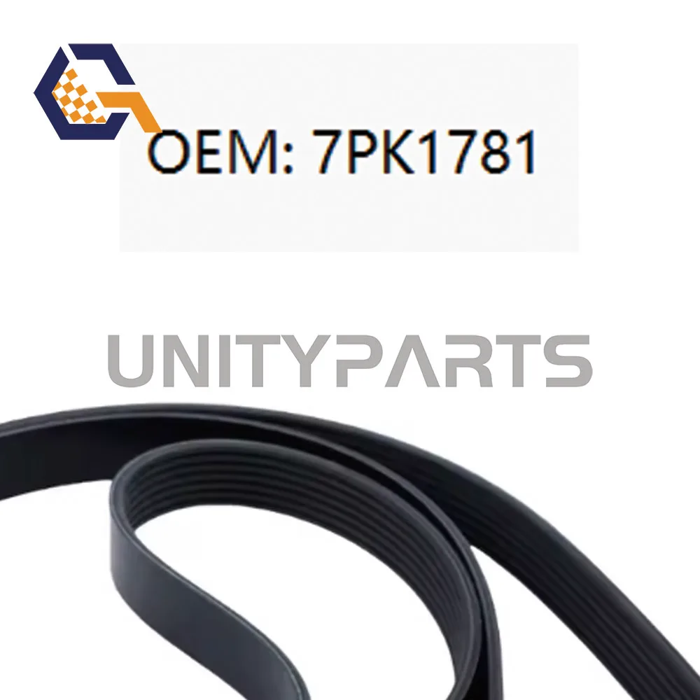 V-Ribbed Drive Belt For HONDA ACCORD 2.4L 2003-07 7PK1780 7PK1781 38920 ...
