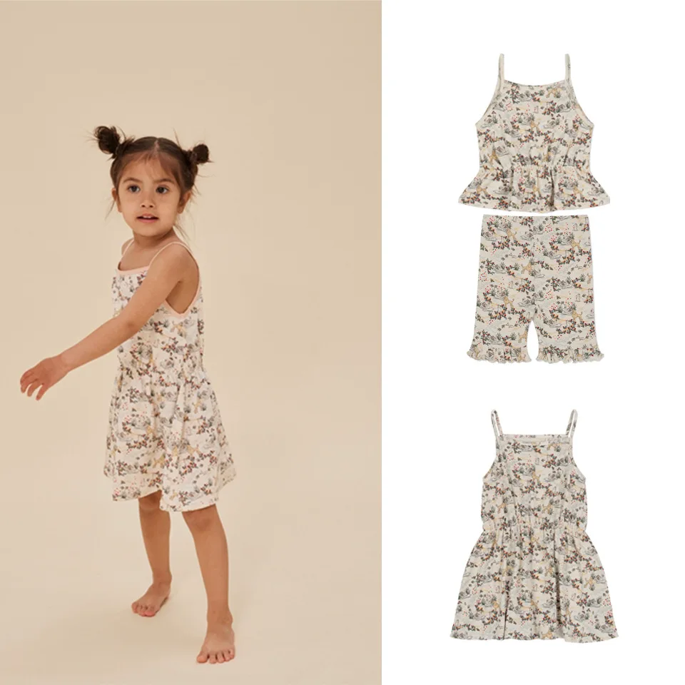 2024-Children-Summer-Clothes-Set-Baby-Girl-Suit-Kids-Top-And-Bottom-Set ...