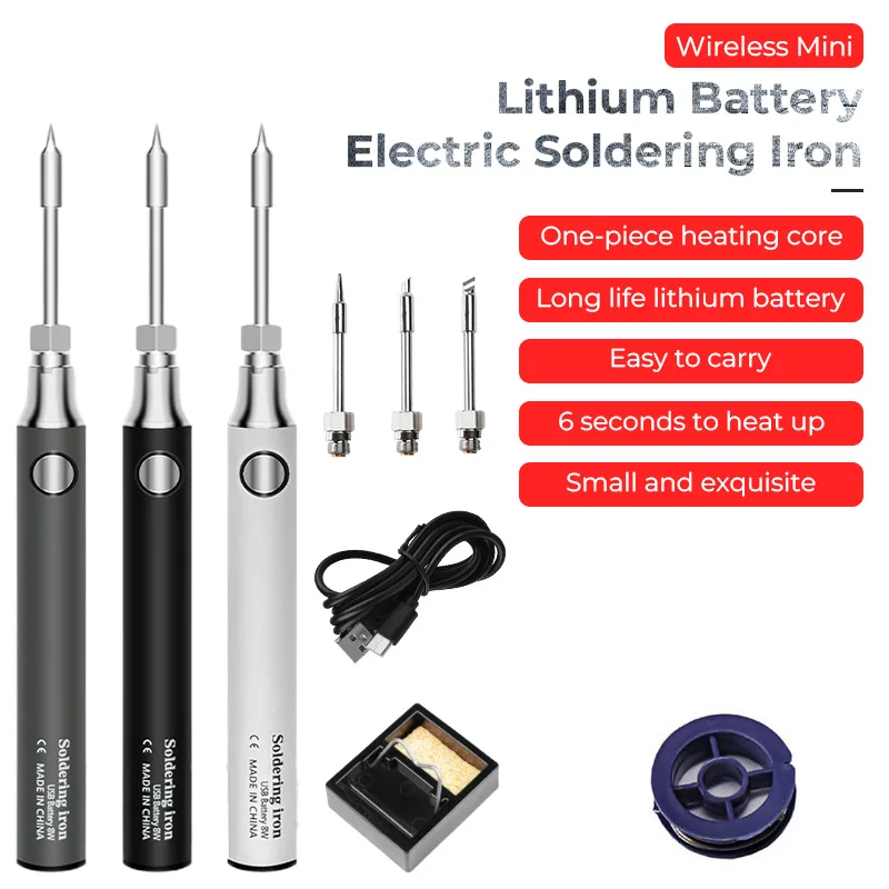 5V-8W-Battery-Powered-Soldering-Iron-Electric-with-USB-Charge-Soldering ...