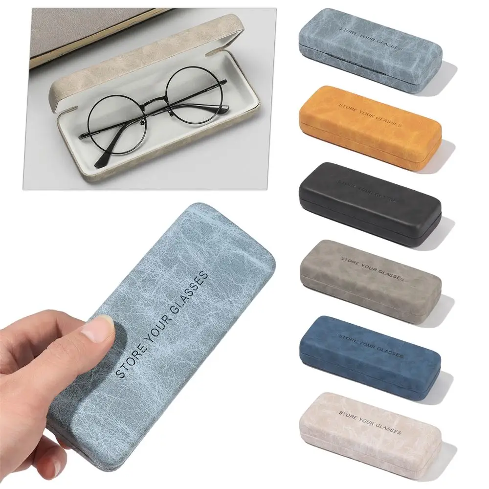 Portable-Steel-Leather-Glasses-Case-Waterproof-Hard-Eyeglass-Case ...