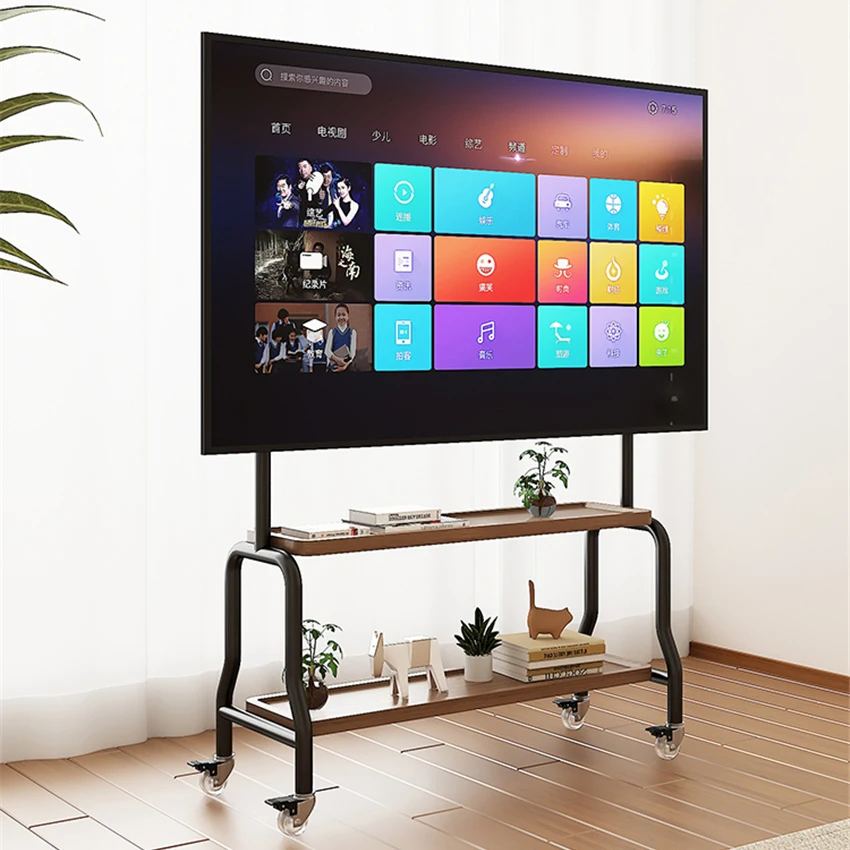 TV-Floor-Stand-Support-Frame-Household-Living-Room-And-Bedroom ...