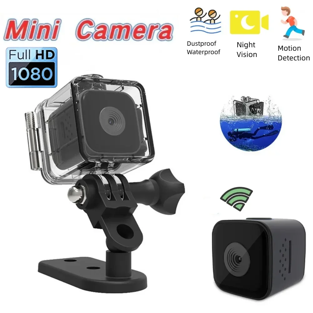 SQ28 1080P Mini Camera with Waterproof Cover HD Smart Night Vision ...