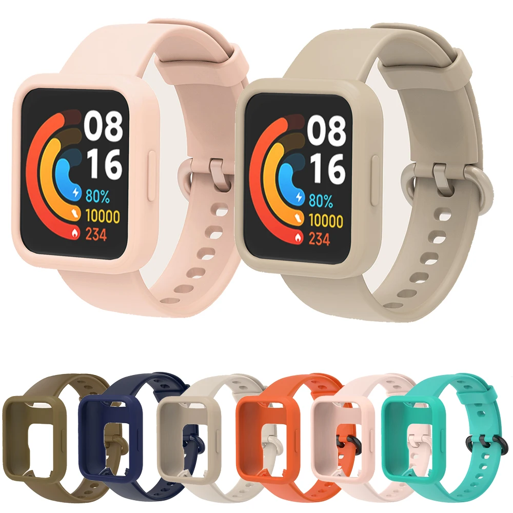 Silicone-WatchBand-For-Xiaomi-Redmi-Watch-2-Strap-Wristbands-Bracelet ...