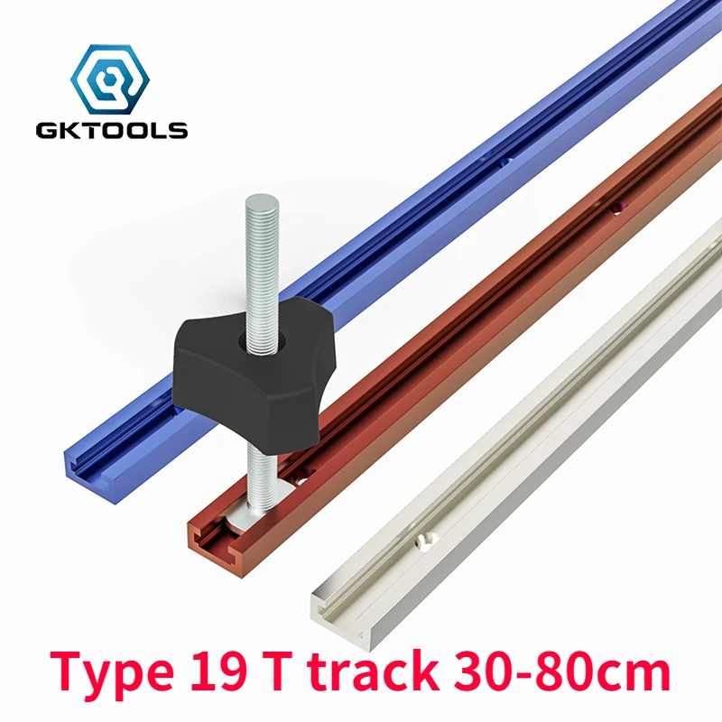 Type 19 3/4 Inch 19mm*9.5mm Woodworking Aluminium Alloy T Track T slot ...
