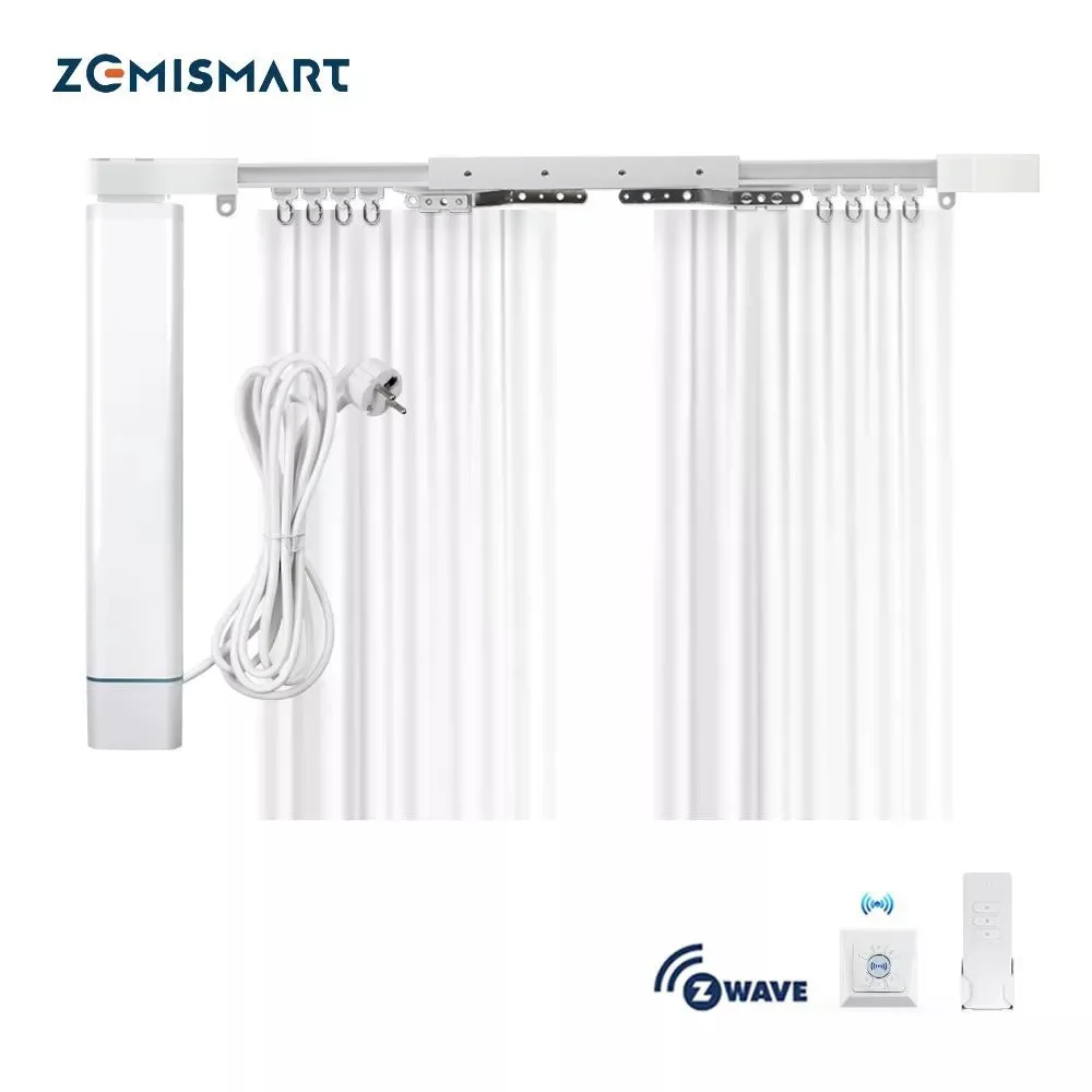 Zemismart-Smart-Curtain-Motor-with-Rod-Smartthings-Z-wave-Electric ...