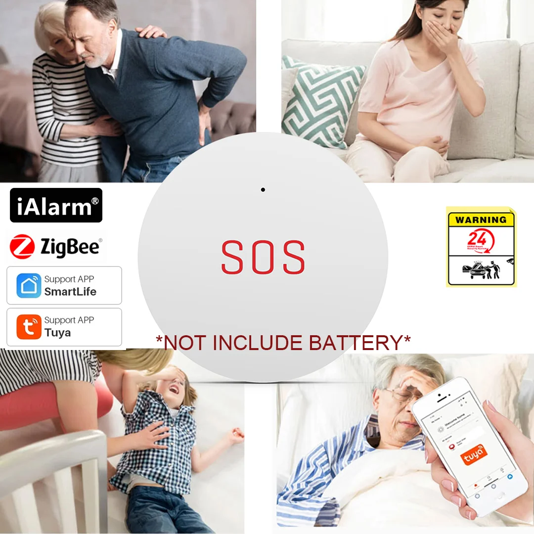 Zigbee Sos Emergency Button | Sos Panic Emergency Button | Panic Button ...