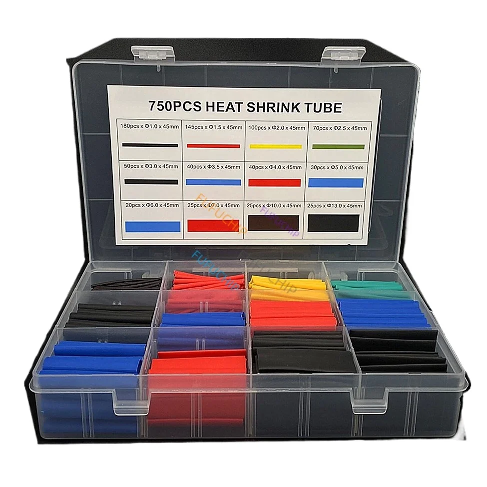750pcs-Heat-Shrink-Tubing-Insulation-Shrinkable-Tubes-Assortment ...