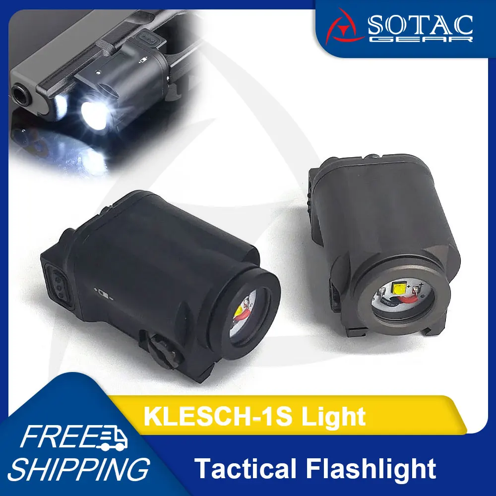 SOTAC-GEAR-Outdoor-Light-KLESCH-1S-Flashlight-Fit-20mm-Rail-Weapon ...