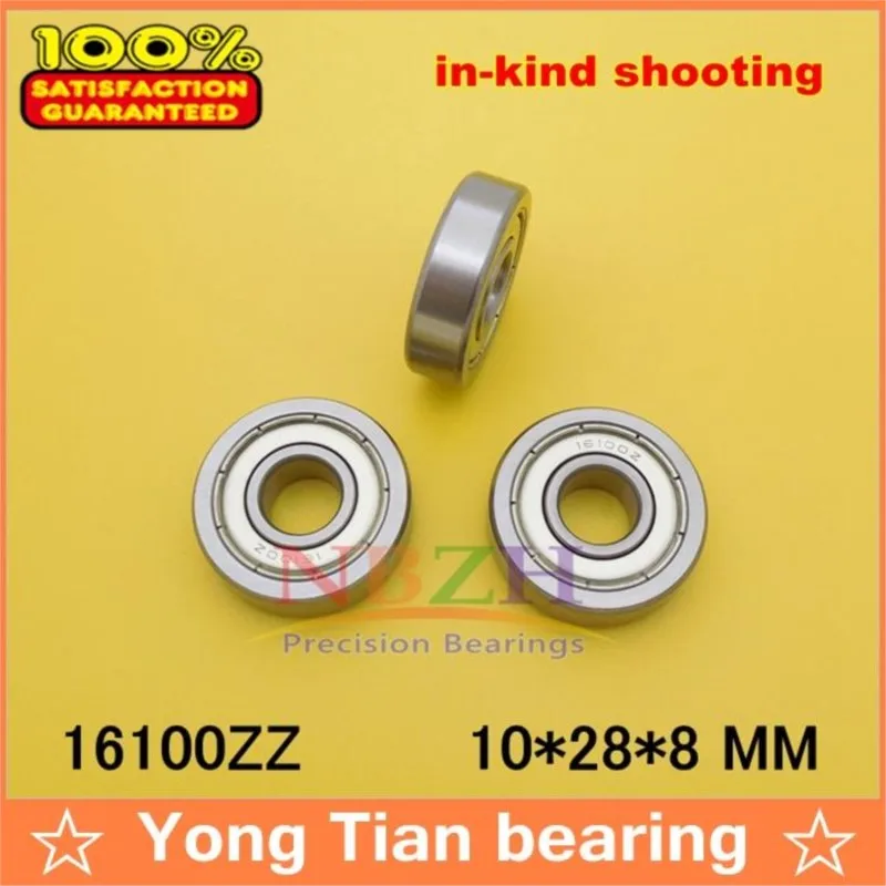 NBZH 10PCS 16100-2Z Deep Groove Ball Bearing10*28*7 Mm Bearings 16100ZZ ...