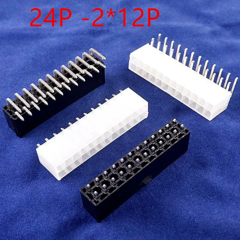 5Pcs-Motherboard-ATX-4-2-mm-24-pin-Male-Header-Pins-24-P-Mainboard-CPU ...