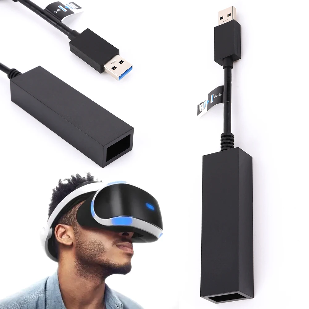 For Playstation 4 Camera Adapter for PS5 Console VR Connector Converter ...