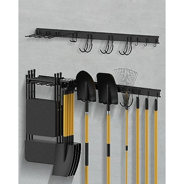 Garage Rake And Shovel Organizer