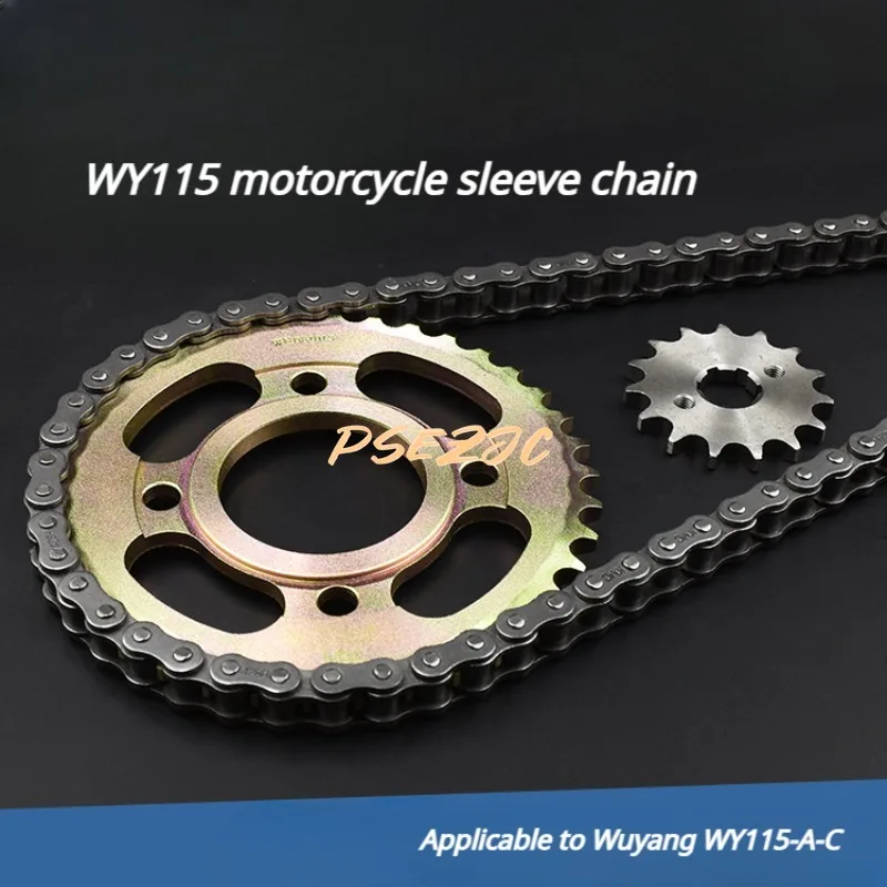 Motorcycle-Chain-Accessories-Old-Model-WY125-Chain-Group-Large-Tooth-Small-Gear-Chain-Disc ...