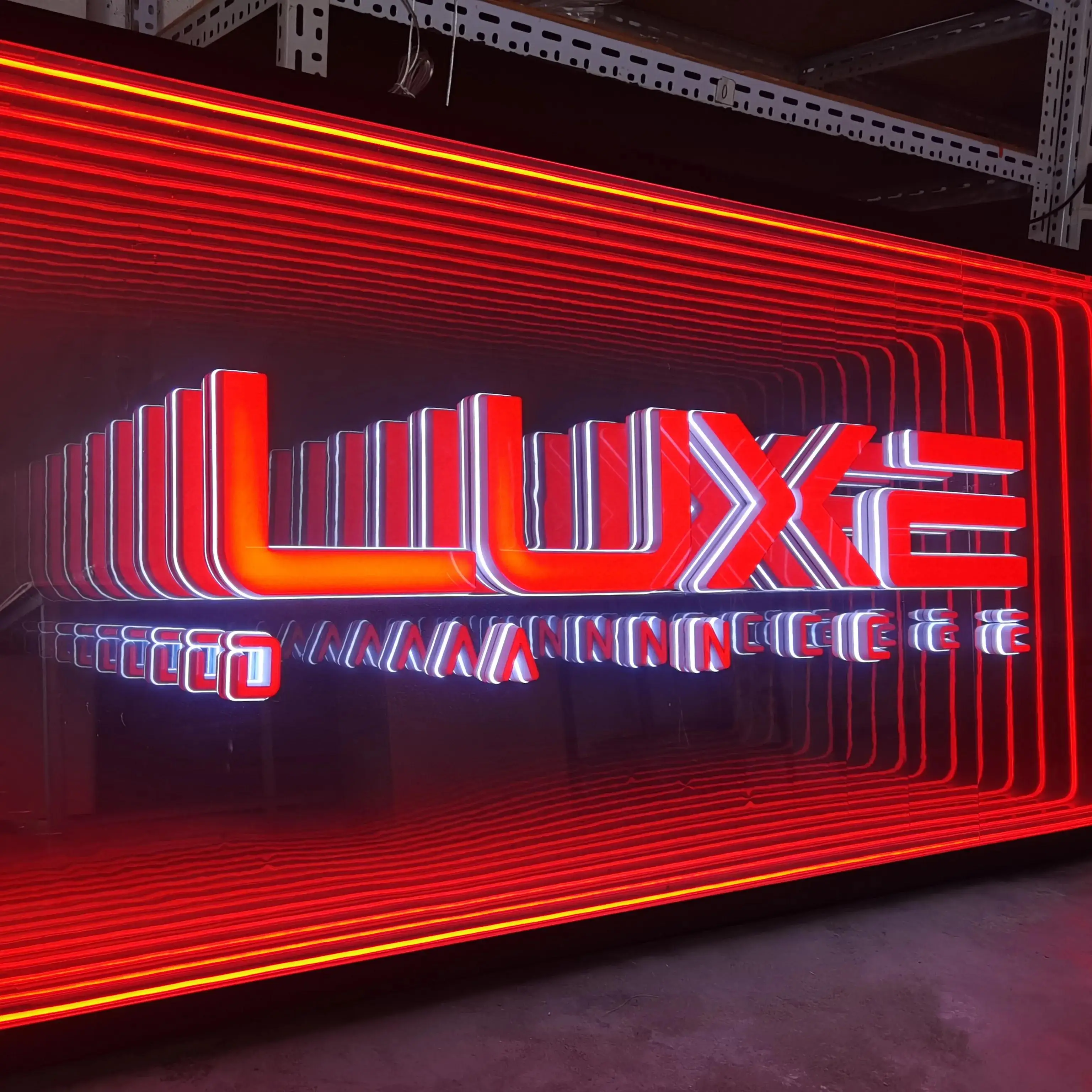 Custom-Infinity-Mirror-Sign-Letter-Illuminate-Neon-Sign-Light-Infinite ...