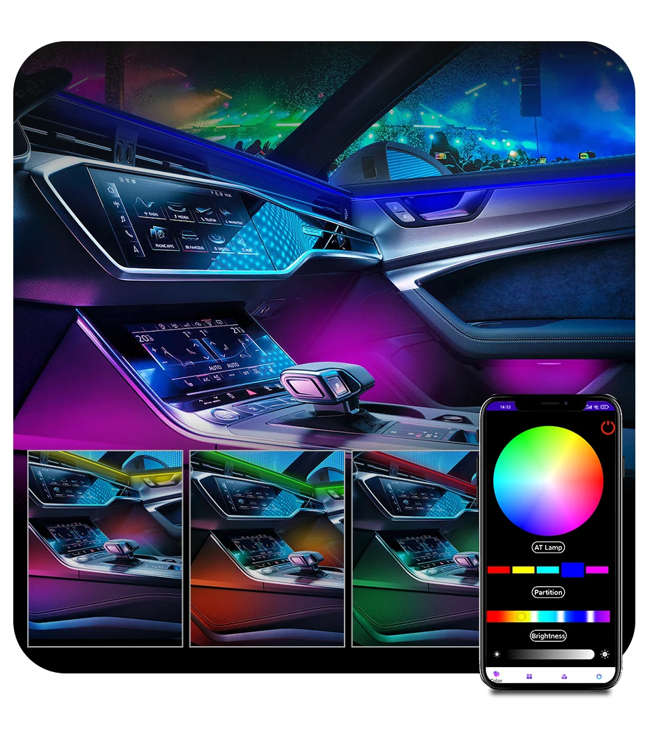 CAR INTERIOR LED ACCENT KIT - CAR Ambient Lights