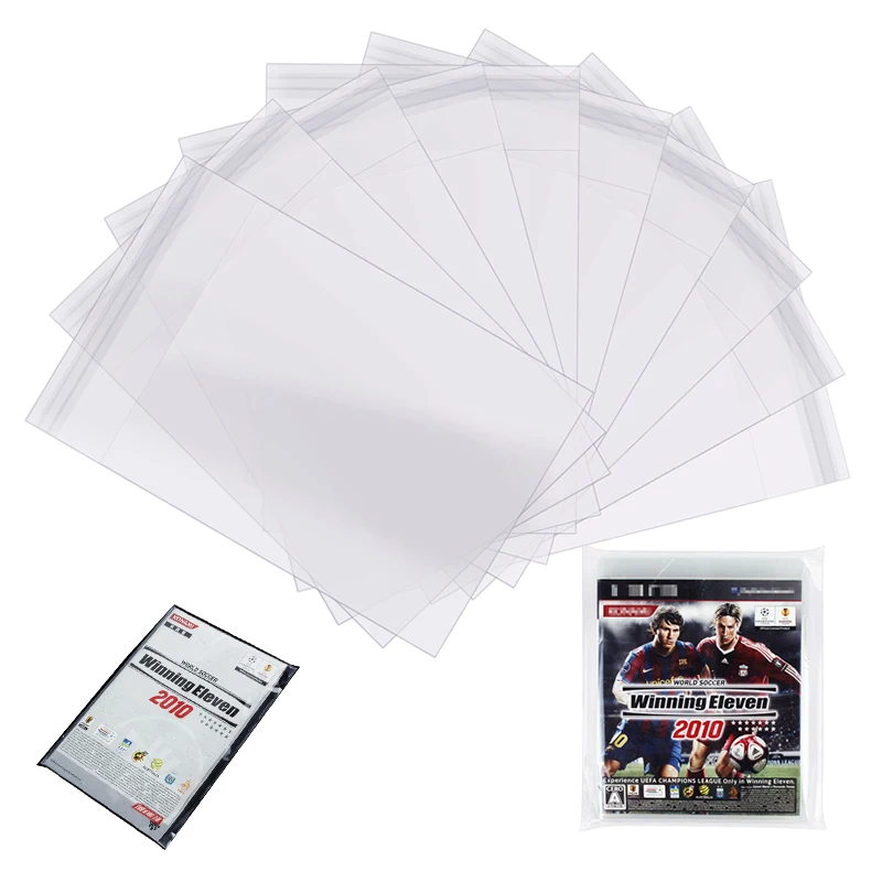 100pcs PS3 CD Game Case Resealable Sleeve OPP Plastic Bags Instruction ...