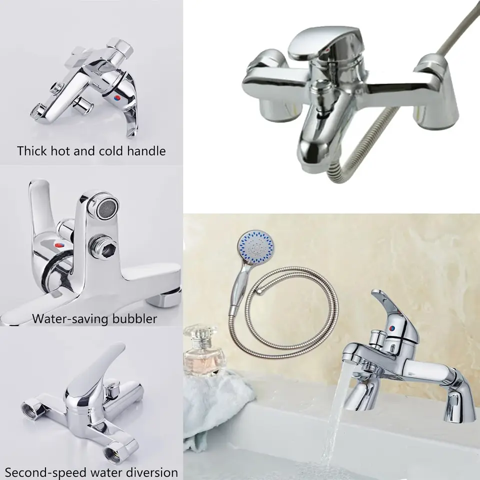 Kitchen Mixer Taps 1 Hole Vented Mixer Tap Kitchen Chrome With 3 Tap ...