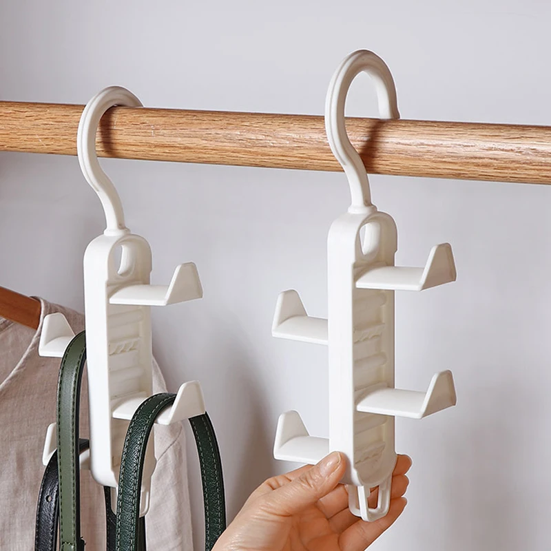 2/1Pcs Purse Hanger Closet Organizer Hooks Multi-purpose Clothes Scarf ...