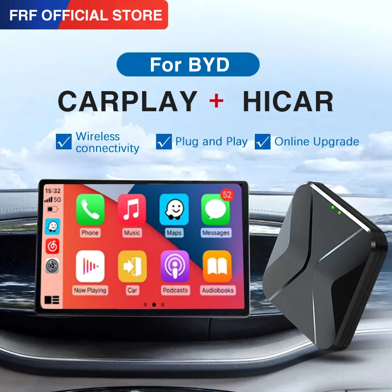 Android Wireless Carpaly Hi car Box for BYD Atto 3 EV Yuan Plus 2021 ...