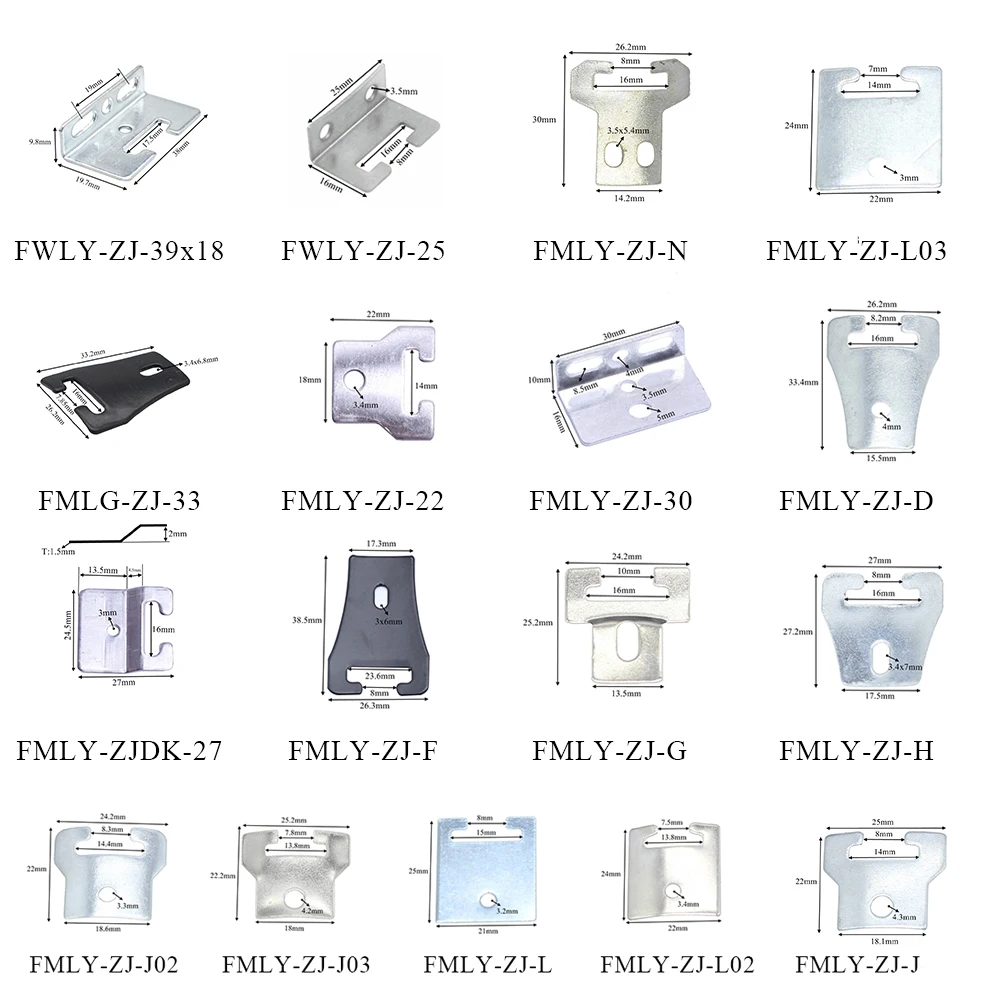 50pcs-Custom-Ceiling-Spring-Clips-LED-Downlight-Bracket-Mounting-For ...