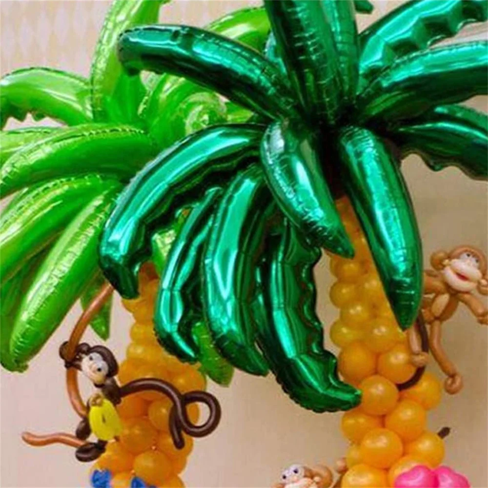 5pcs-Coconut-Tree-Leaf-Foil-Balloons-Birthday-Party-Wedding-Room ...
