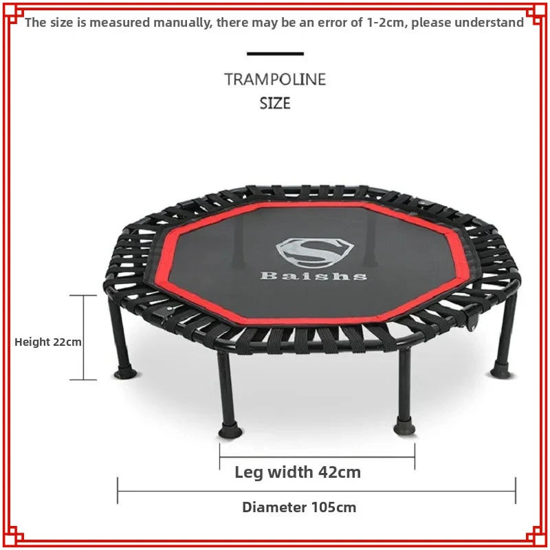 2025 New Foldable Indoor Trampoline Household Elastic Rope Jumping Bed ...