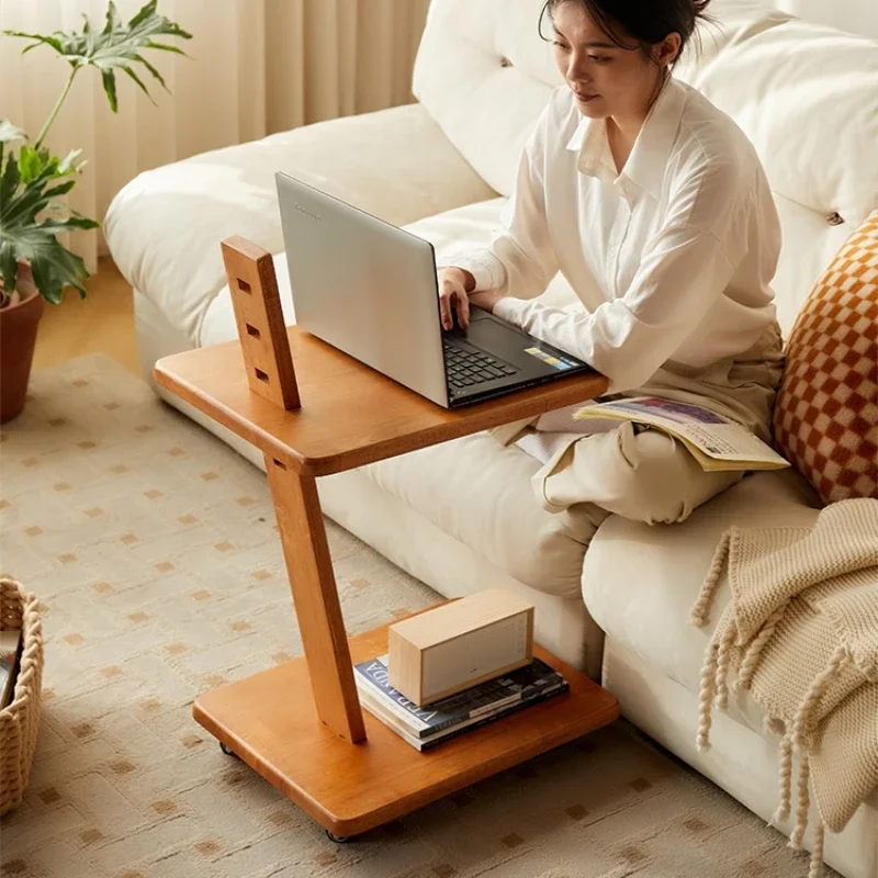 Light-Luxury-Modern-Coffee-Table-Multi-function-Bedside-Table-2-layer ...