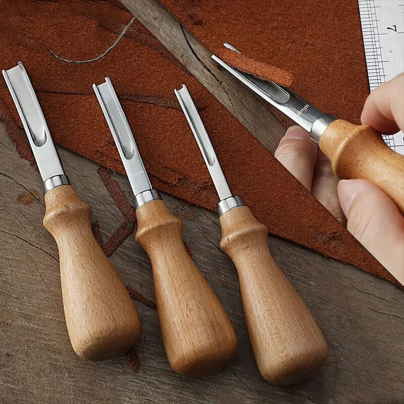 Practical-DIY-Leather-Craft-Edge-Beveler-Skiving-Beveling-Knife-Cutting ...