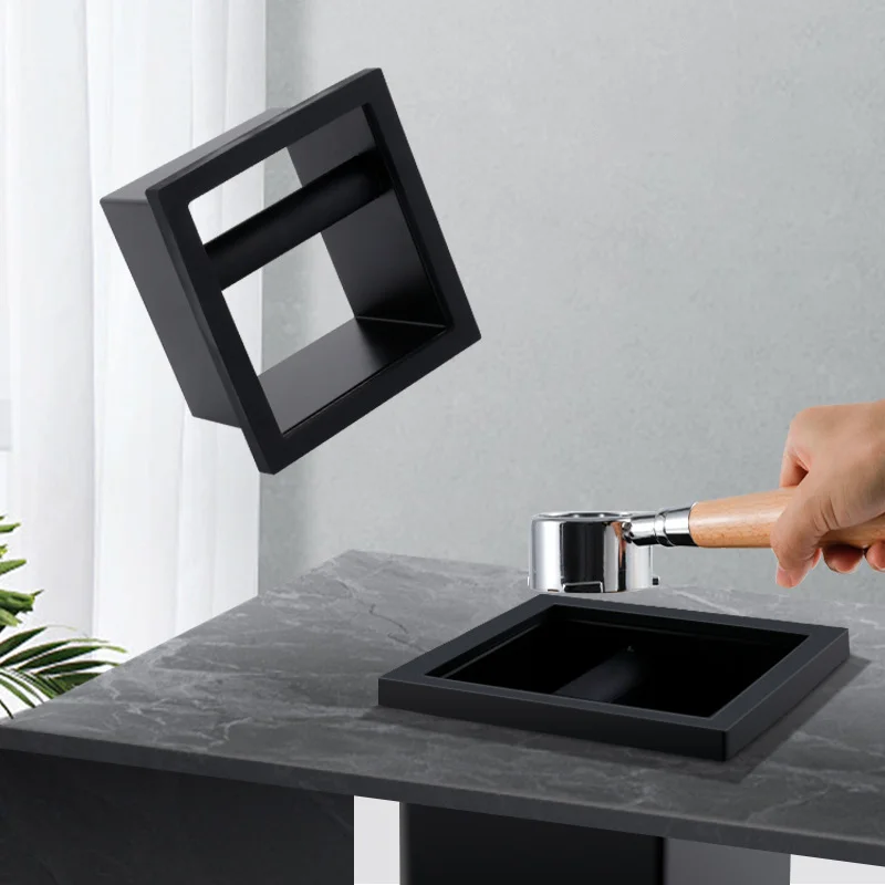 Stainless Steel Grounds Box | Coffee Knock Box | Coffee Grounds Knock ...