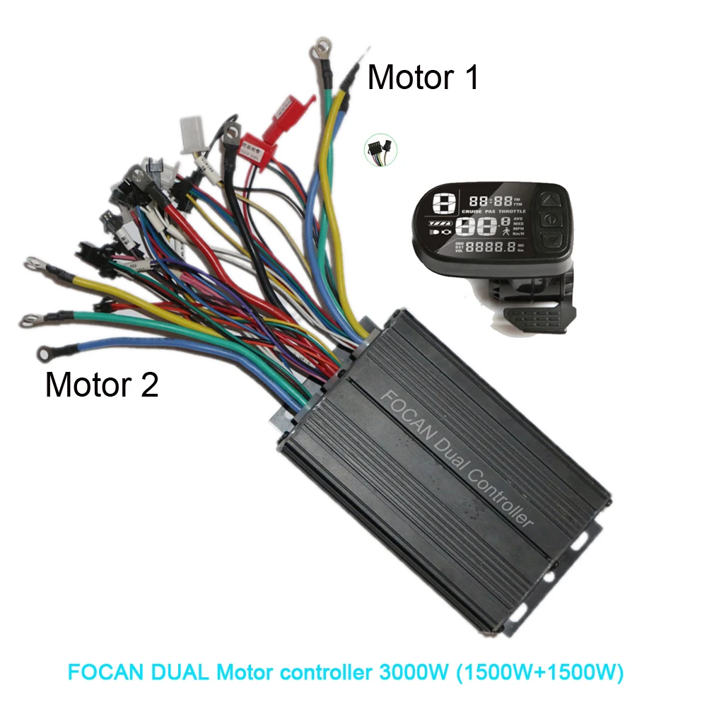 Dual-Drive-Motor-Controller-Double-Two-2-pcs-brushless-speed-driver-For ...