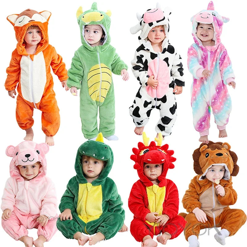 Pelele de franela con capucha para recién nacidos, niños y niñas ...
