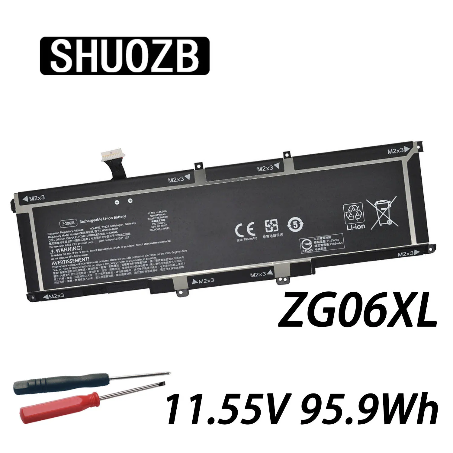 ZG04XL ZG06XL Laptop Battery For HP ZBook Studio X360 G5 EliteBook 1050 ...