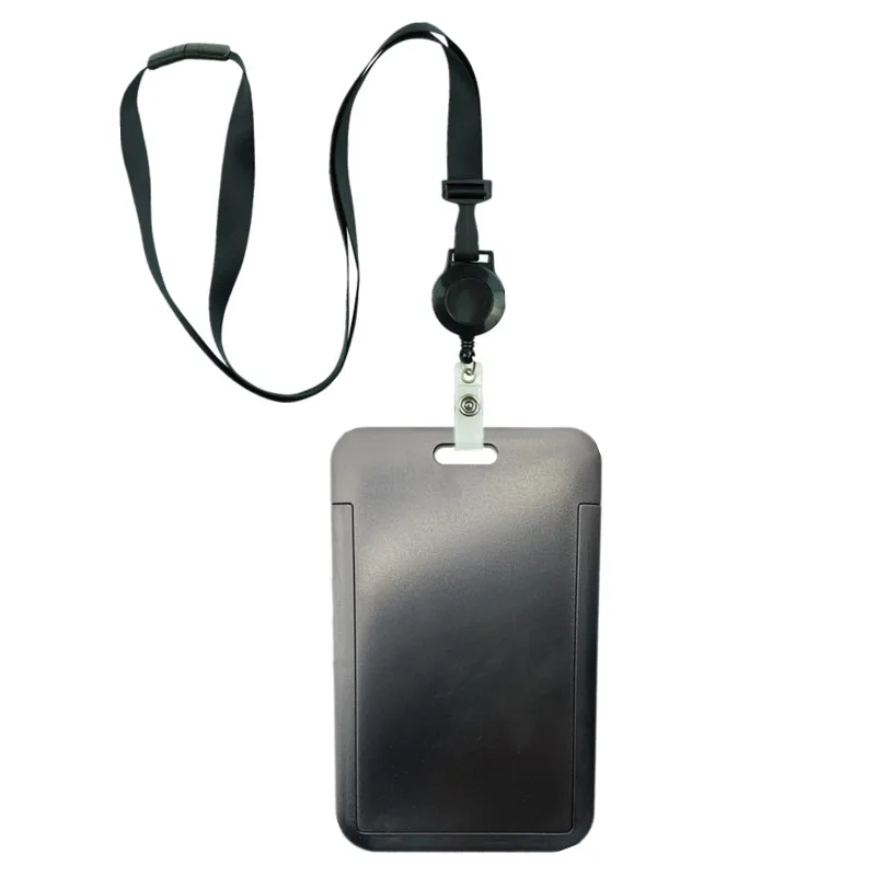 Retractable-Work-Pass-Card-Sleeve-Neck-Strap-ID-Holders-Name-Badges ...