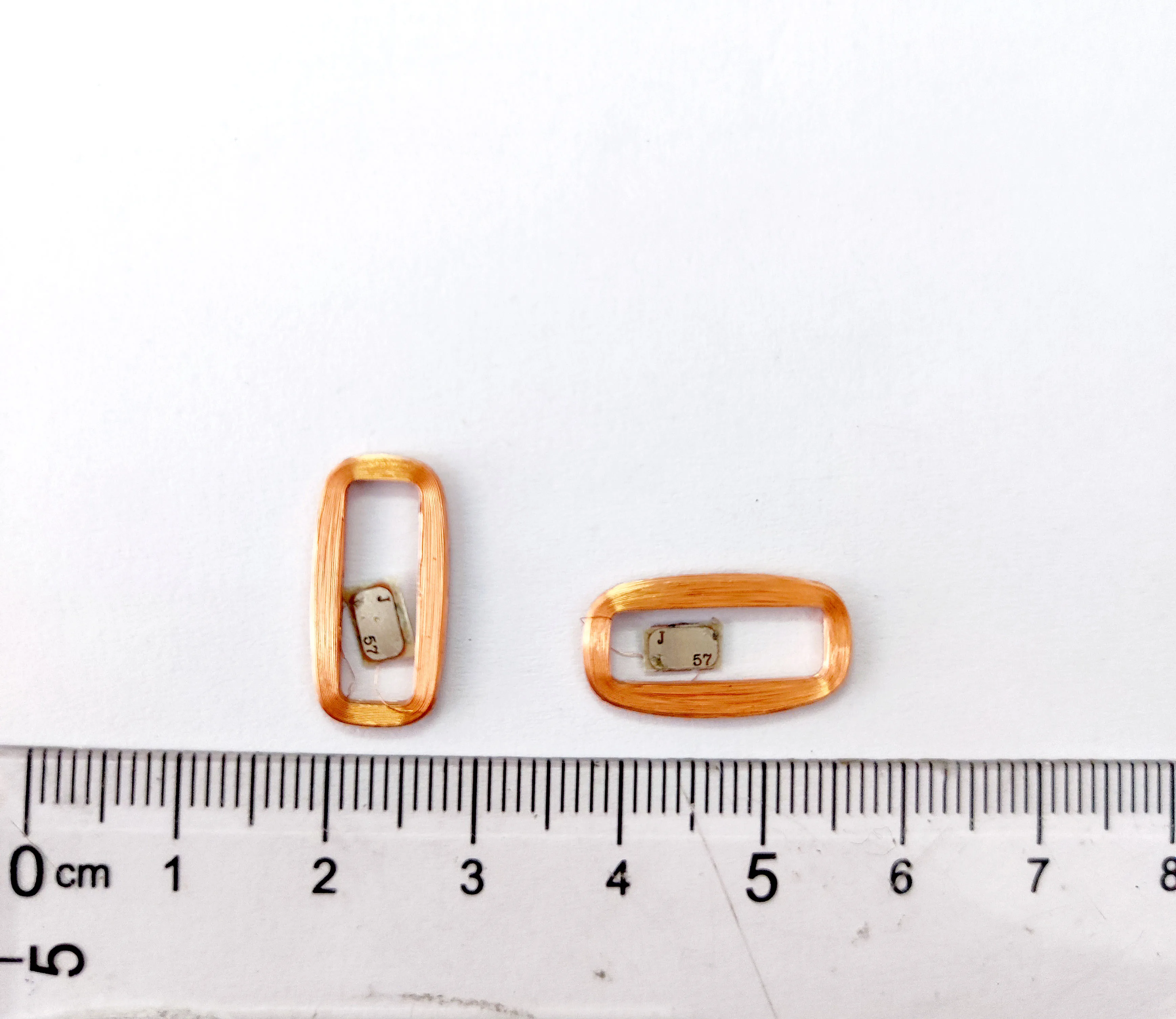 18*9mm 125KHz T5577 writable COB coil tags RFID key tag passive cards ...