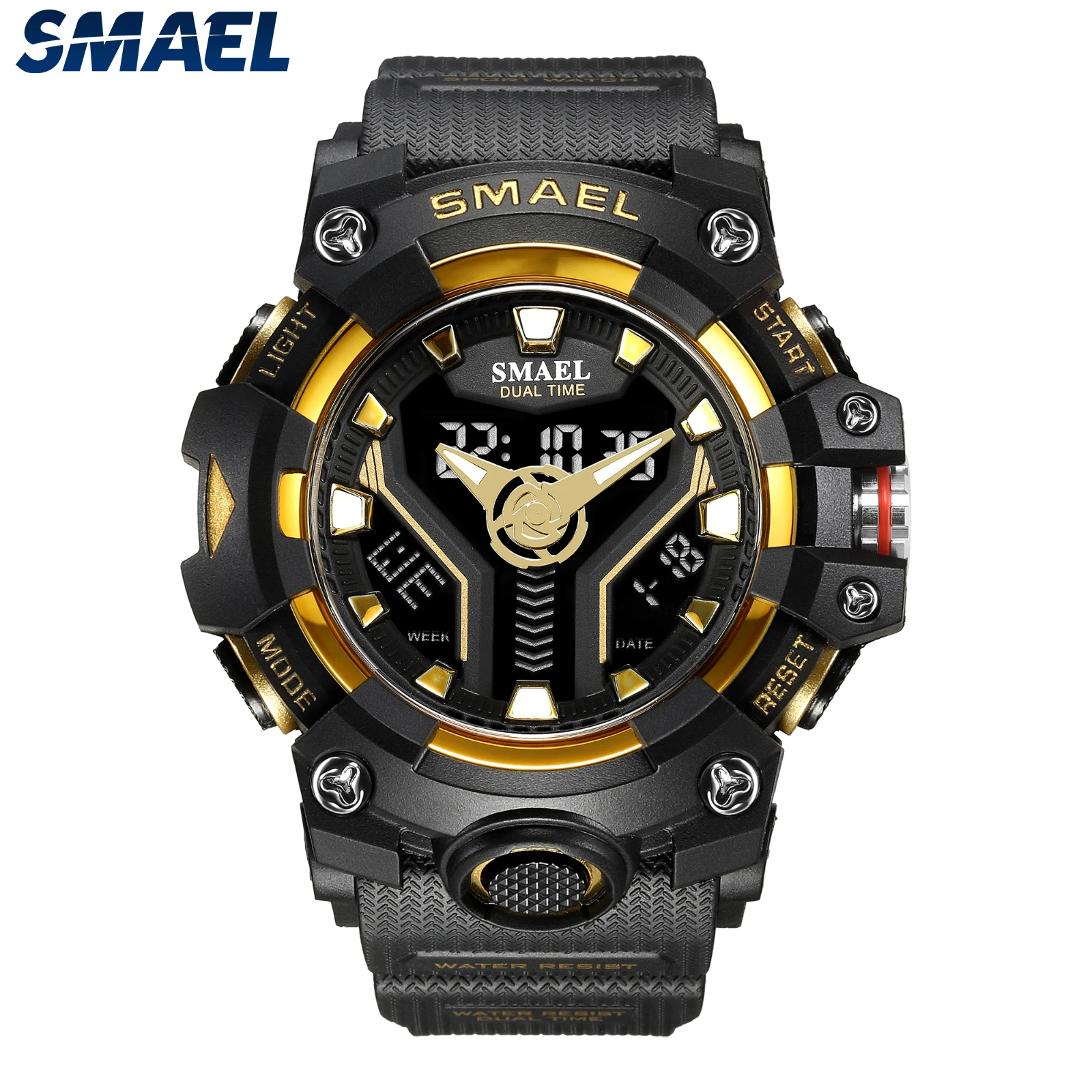 SMAEL-Sport-Watch-for-Man-Dual-Time-Watch-for-Men-Shock-Resistant-Led ...
