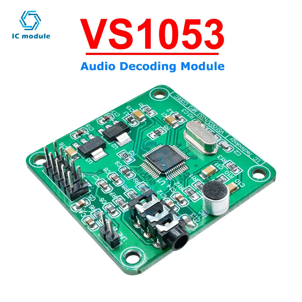 VS1053-audio-decoding-module-STM32-microcontroller-development-board-accessories-MP3-microphone ...