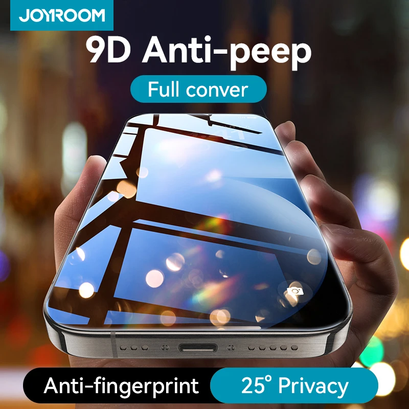 Joyroom 1/2pcs Anti-spy Tempered Glass Private Screen Protector For ...