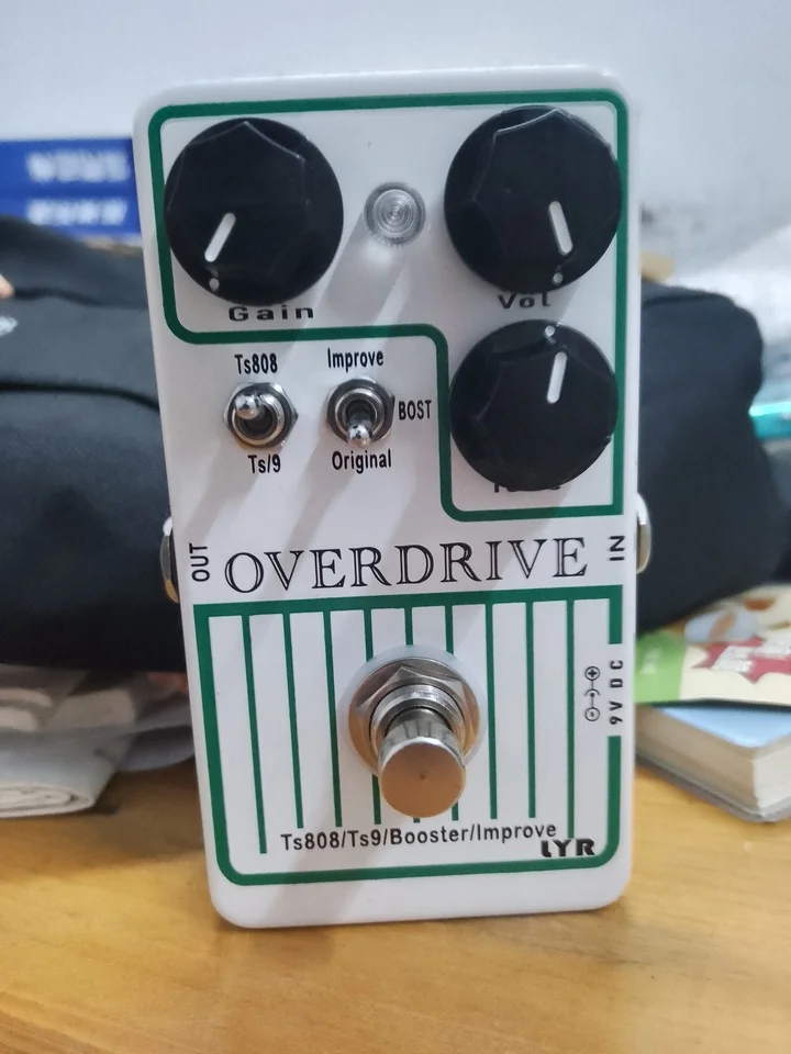 Ly Rock Pedals Single Piece Effect Device Ts808/Ts-9 2-in-1 Guitar ...