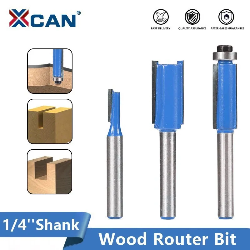 1pc-1-4-Shank-Flush-Trim-Router-Bits-End-Mill-For-Wood-Lengthened ...