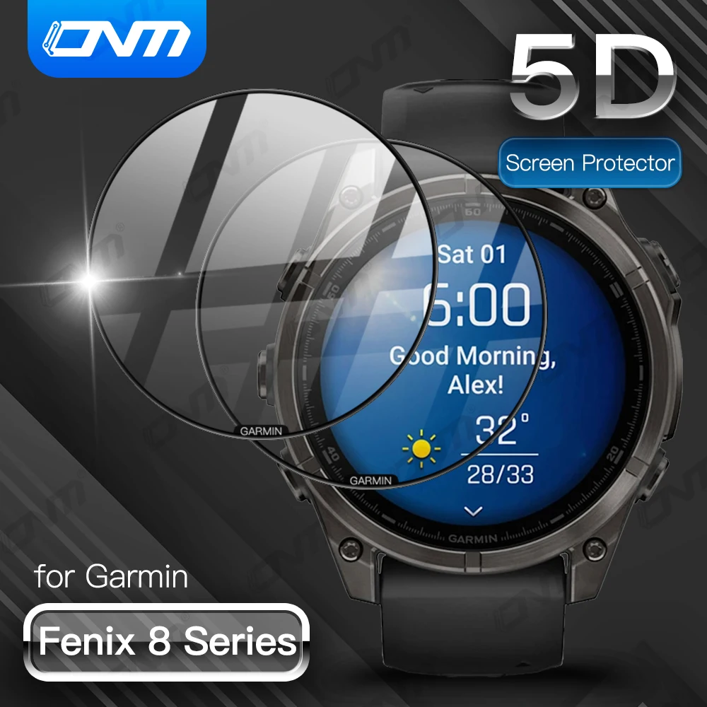 Screen-Protector-for-Garmin-Fenix-8-43mm-47mm-51mm-AMOLED-Solar-HD-Anti ...