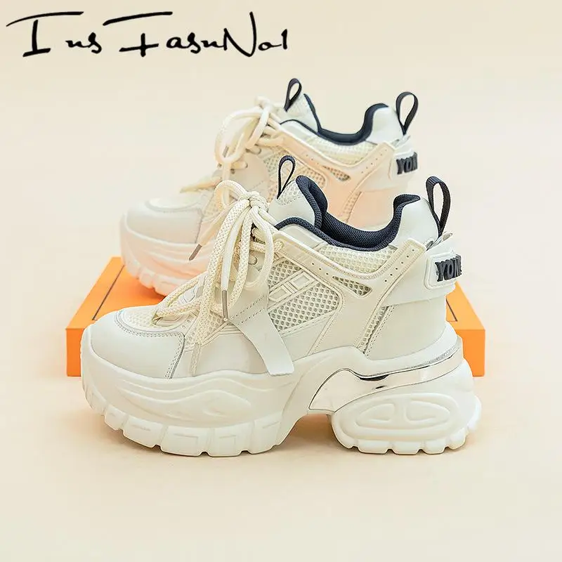 Women-Vulcanize-Thick-Platform-Shoes-Daddy-Fashion-Casual-Style-Solid ...