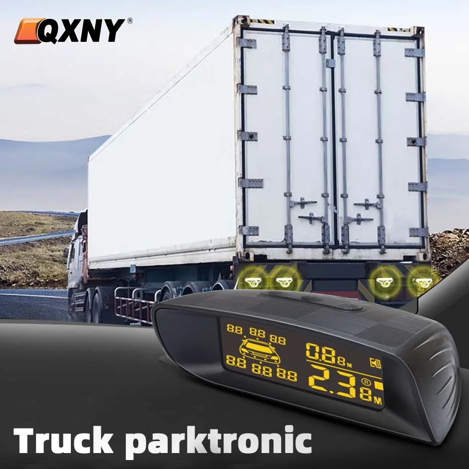 24v-Truck-Parking-Sensor-4-Kit-Reversing-Backup-Radar-LCD-Display-for ...