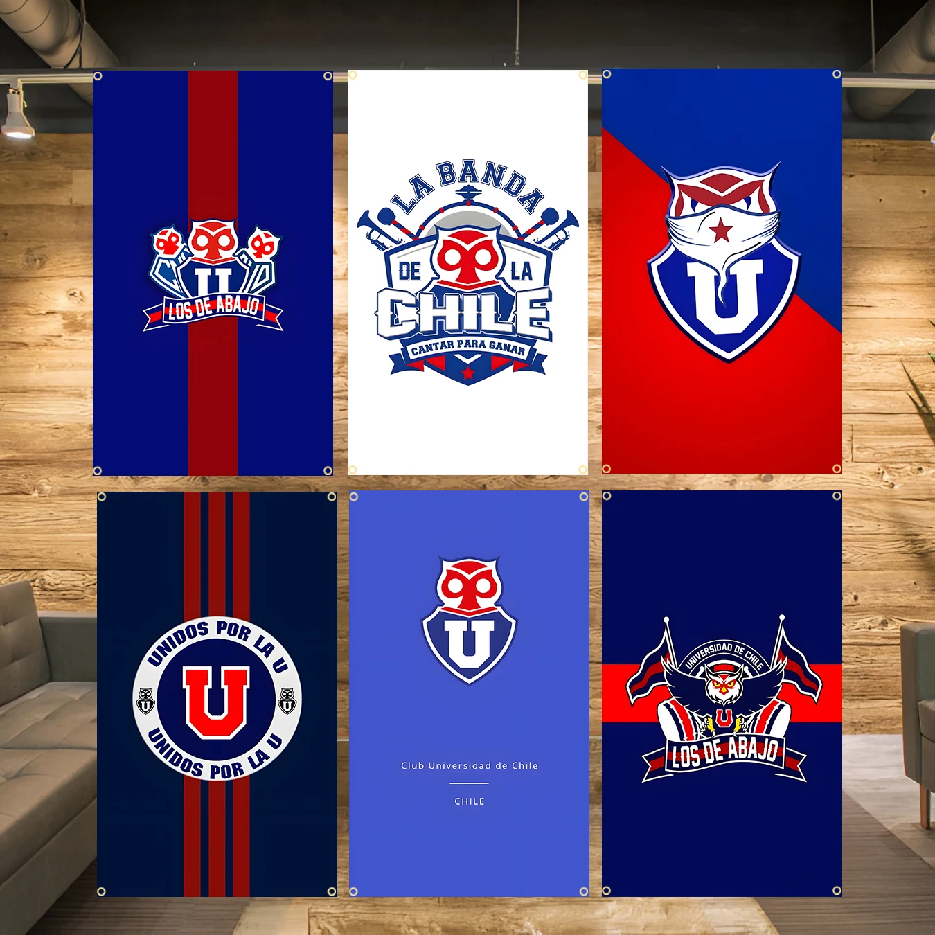 90x150cm 3x5FTS New Universitys Of Chile football Flags Game Flag ...