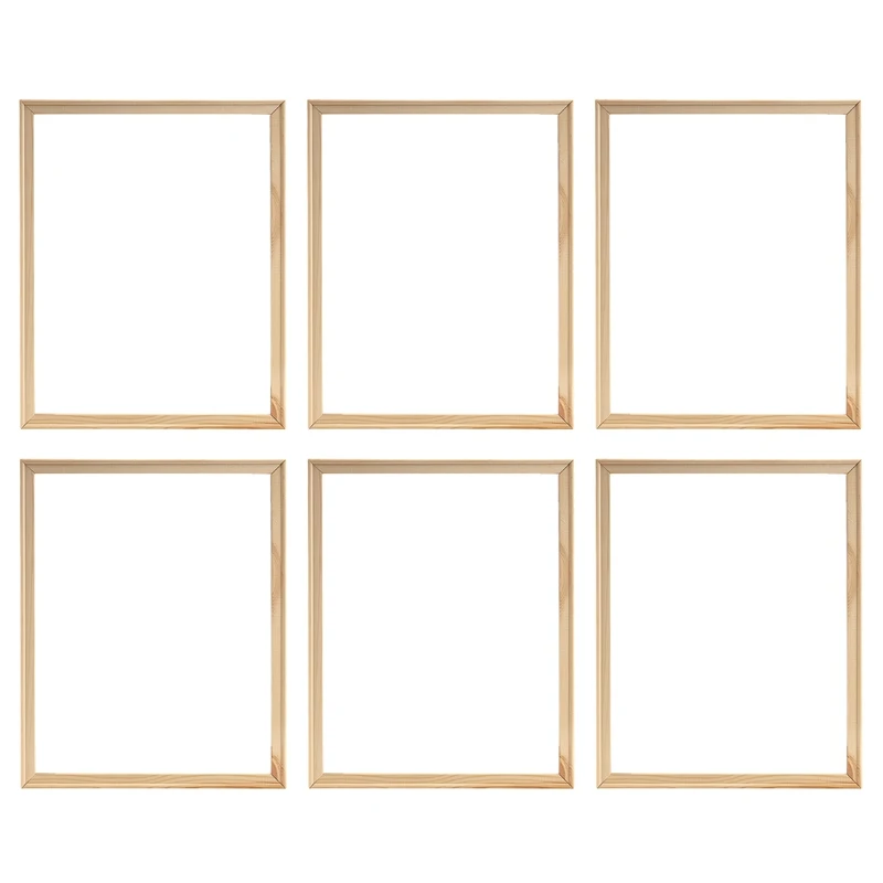 6Pcs 40X50 Cm Wooden Frame DIY Picture Frames Art Suitable For Home ...