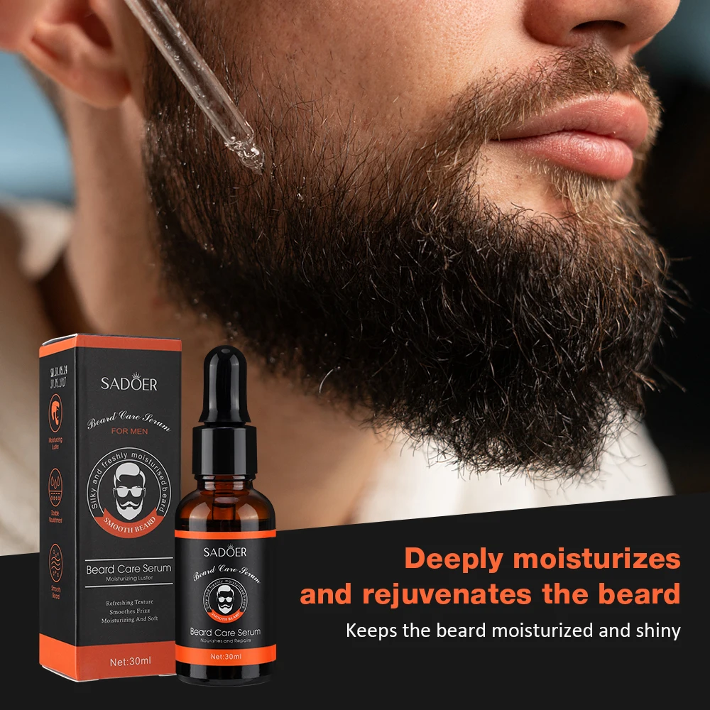 Facial-Hair-Beard-Growth-Oil-For-Men-Thicken-Soft-Smooth-Nourish-Beard ...
