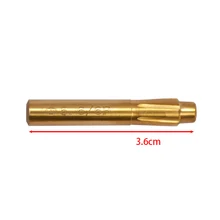 6 Flutes Grooves Spiral Reamer 5.5-11.43mm Push Rifling Button Chamber ...