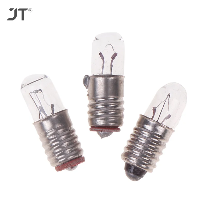 10Pcs/Lot Mini Indicator Light Bulb E5 Screw Mouth Miniature Lamp Light ...