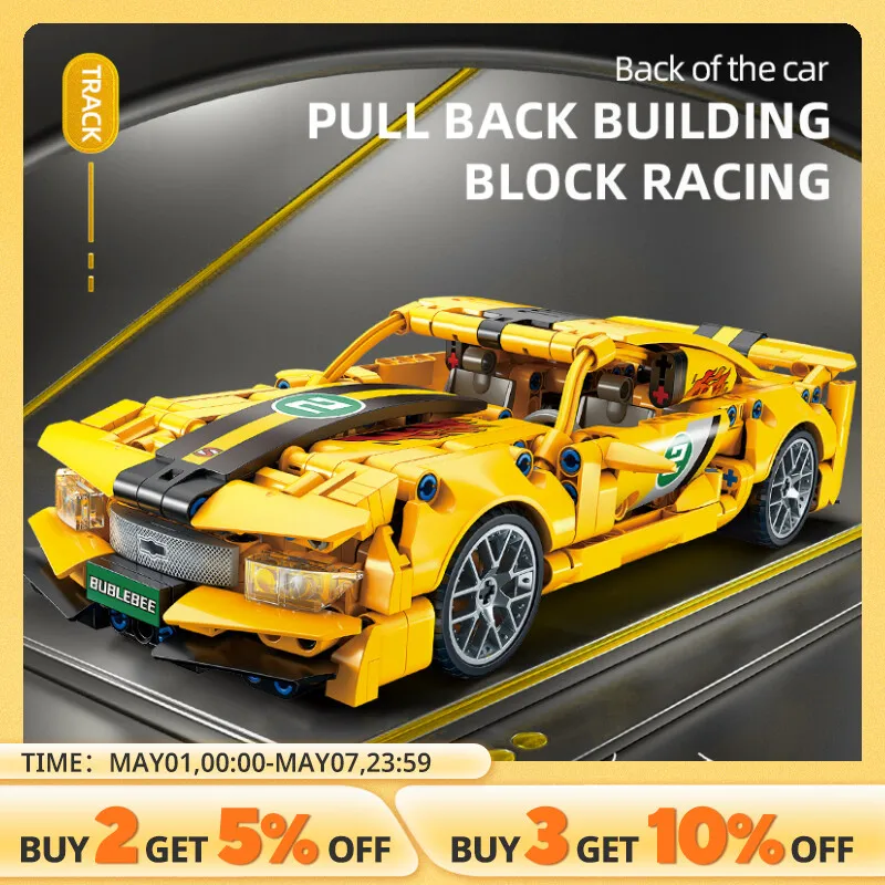 City-Speed-Car-Building-Blocks-451PCS-Luxury-Auto-Racing-Vehicle-with ...